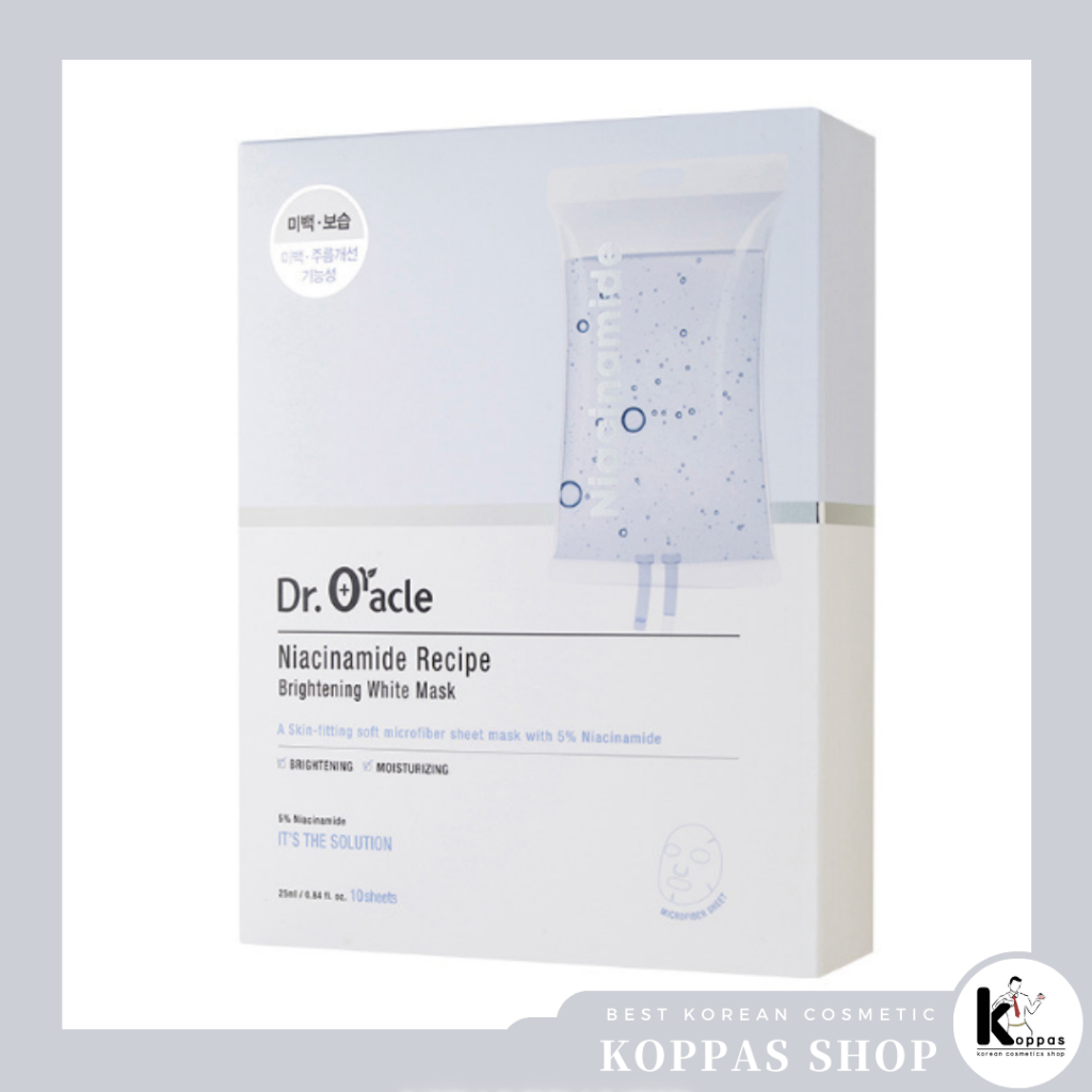 [Dr.oracle] Mặt nạ trắng sáng công thức Niacinamide 25ml 10pc | Shopee Việt Nam