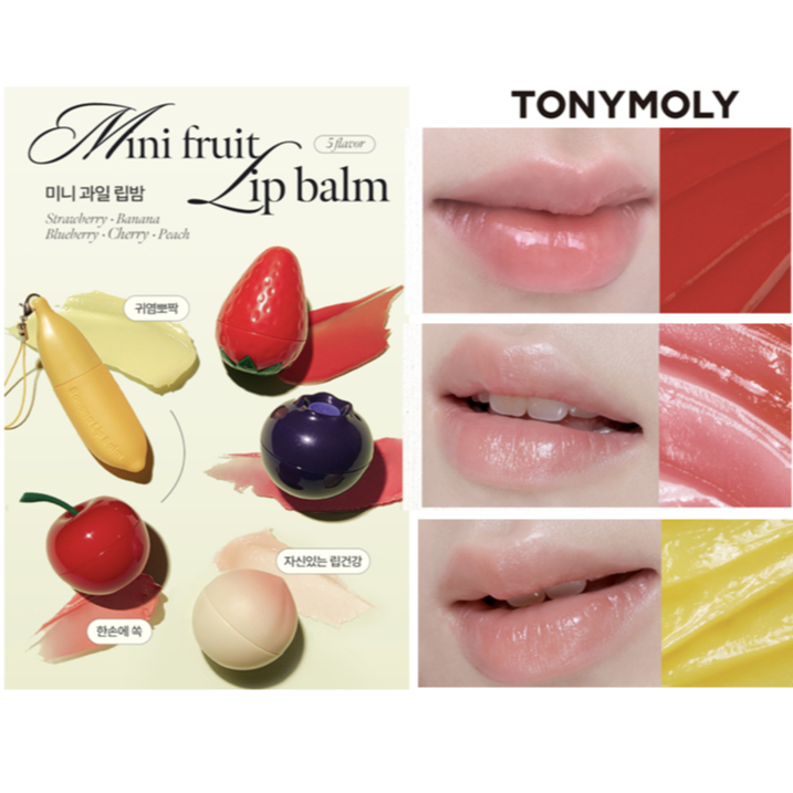 [Tonymoly] Son dưỡng môi Mini Fruit 7g (5 loại) | Shopee Việt Nam