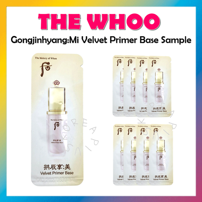 [The WHOO] Gongjinhyang: Mi Velvet Primer Base Mẫu 1ml | Shopee Việt Nam