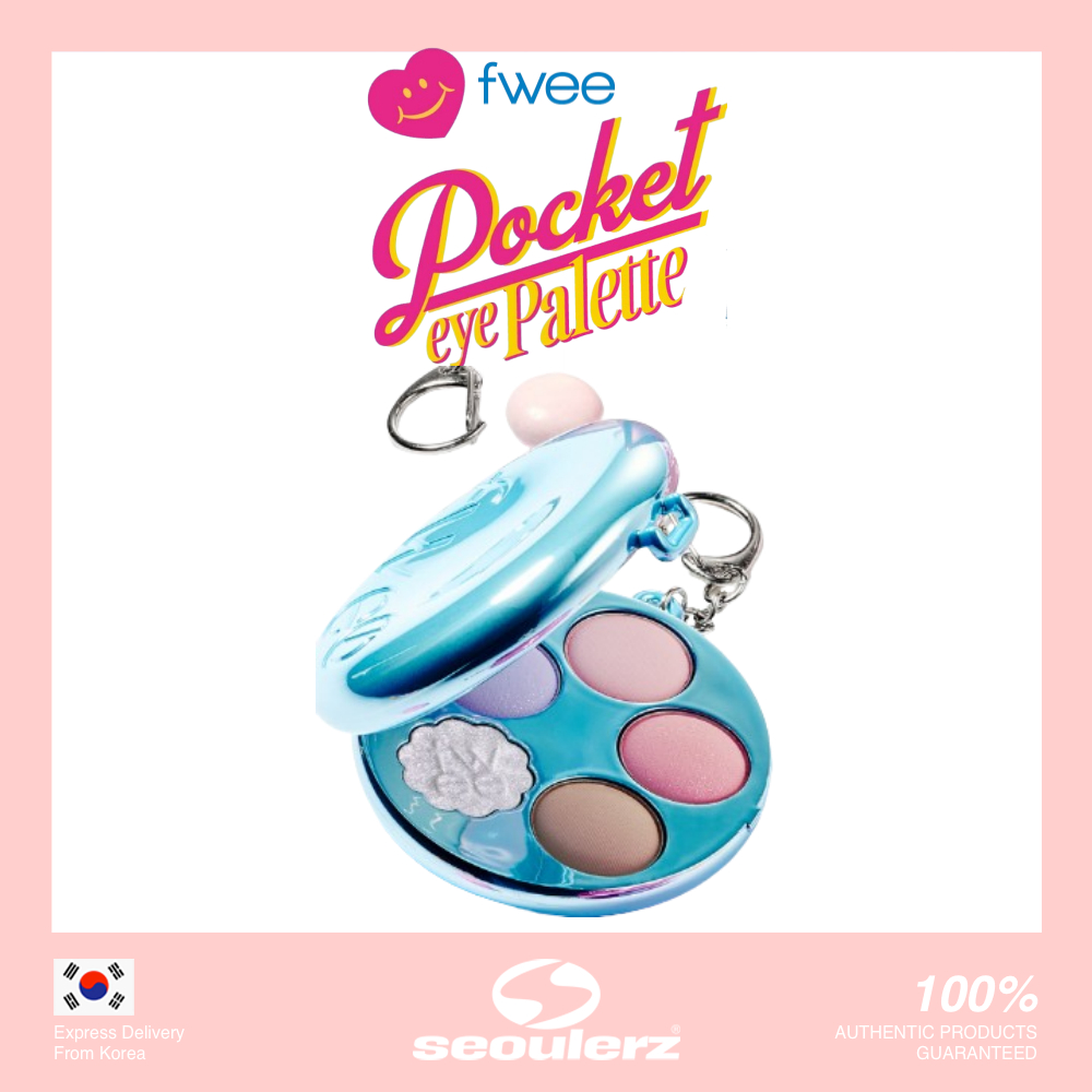 [FWEE] Pocket Eye Palette 5 Colors + Shadow keyring(Random) | Shopee ...