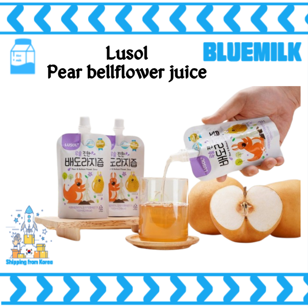 Nước ép hoa chuông lê tốt cho sức khỏe Lusol Hàn Quốc/ Nước ép lê và rễ hoa chuông cô đặc ...
