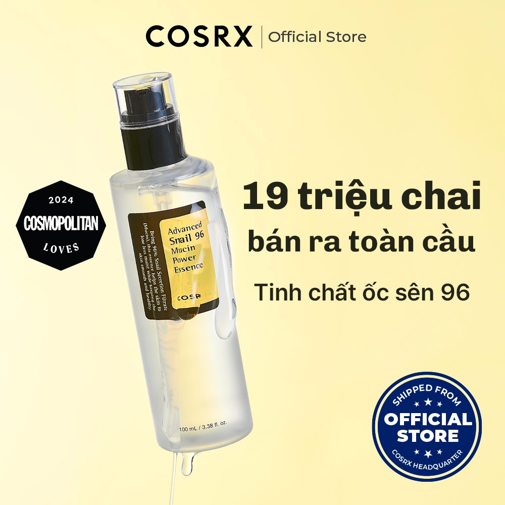 [livestream] Tinh chất ốc sên COSRX 96 Mucin 100ml hỗ trợ tái tạo dưỡng ...