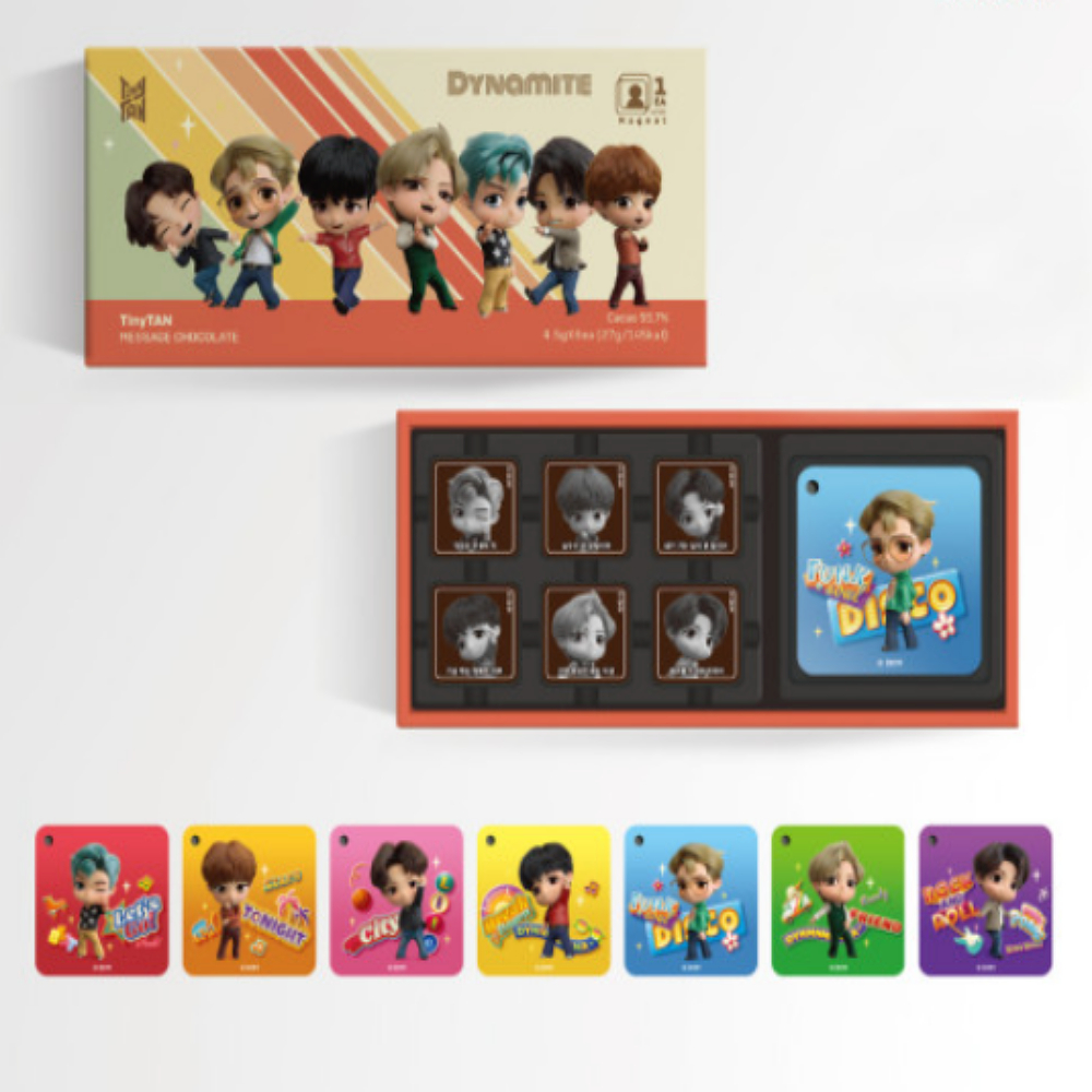 Bts TinyTAN Tin nhắn Sôcôla + Nam châm Dynamite | Shopee Việt Nam