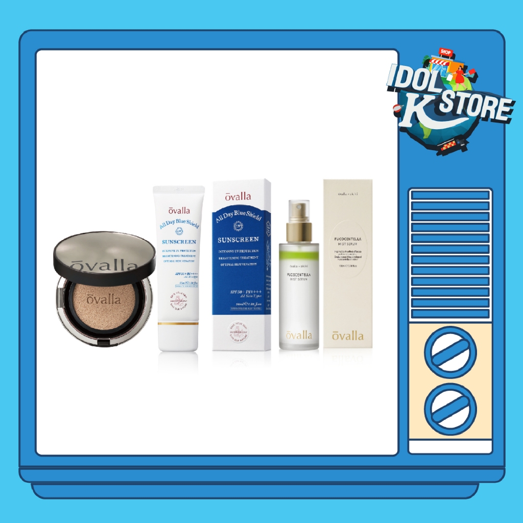 [Ovalla] Kem chống nắng Ovalla All Day Blue Shield / Serum phun sương ...