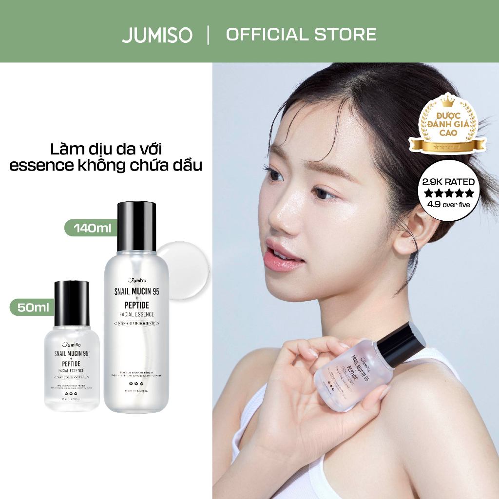 Tinh chất dưỡng da Ốc sên JUMISO Snail Mucin 95 + Peptide 140ml ...