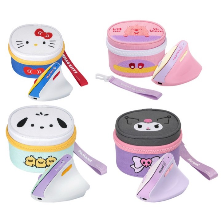 [ROYCHE] Chuột dọc không dây Sanrio Hello Kitty / Pochacco / Kuromi / Snoopy / Zanmang Loopy ...