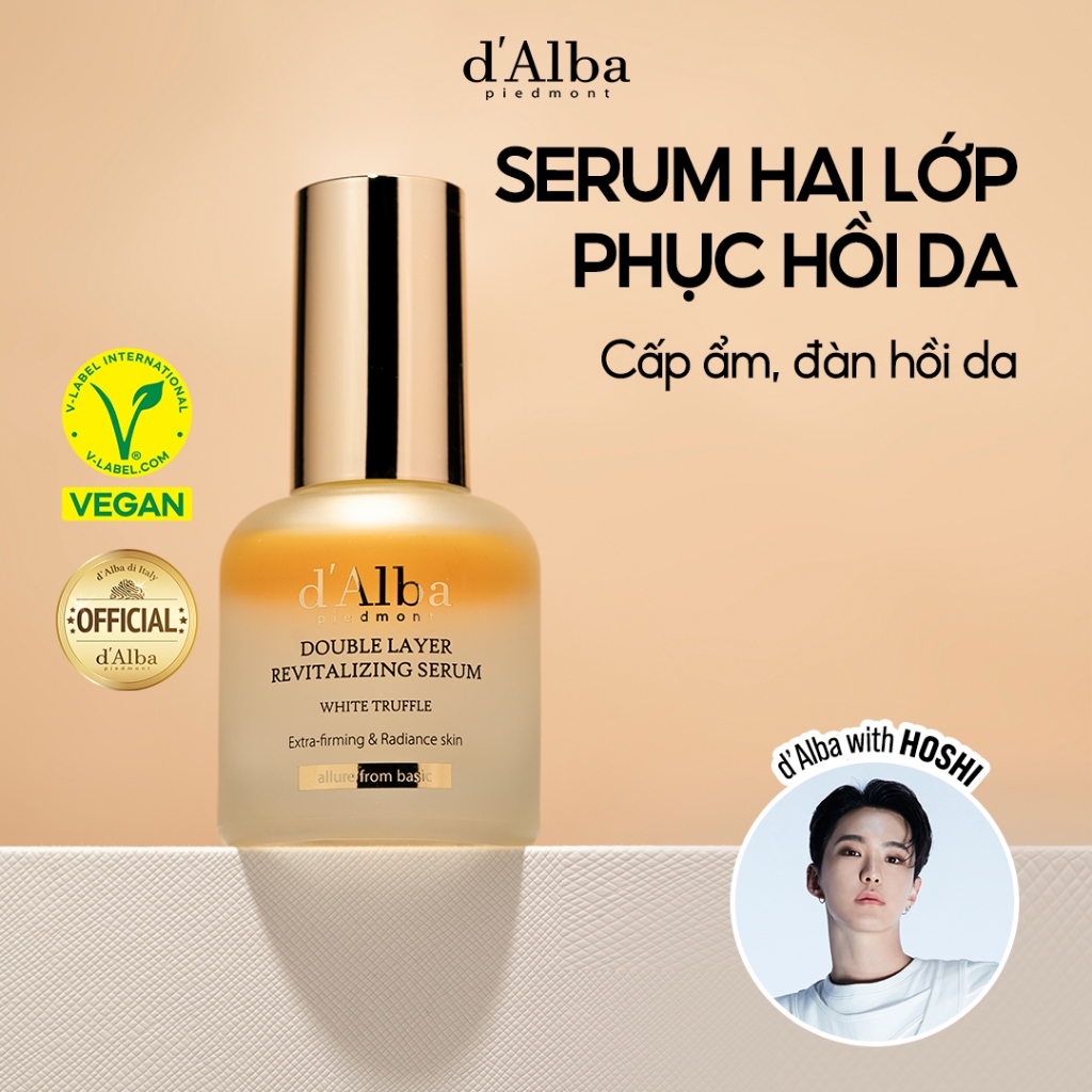 [d'Alba Official] Serum phục hồi sáng da hai lớp Double Layer ...