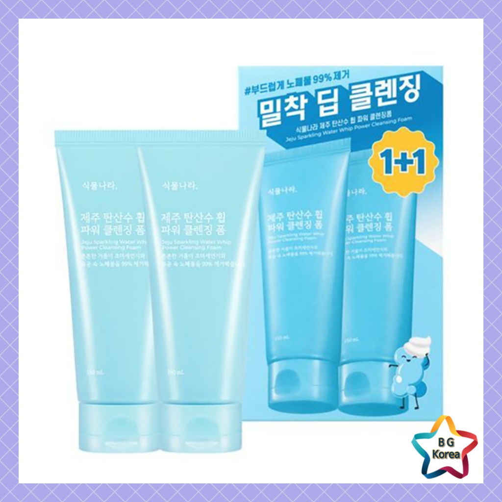 Shingmulnara Jeju Sparkling Water Power Whip Cleaning Foam 150ml Twin ...