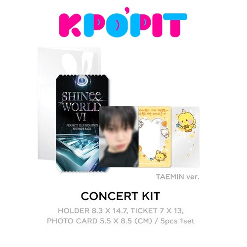 SHINee WORLD Ⅵ [PERFECT ILLUMINATION : SHINee’S BACK] CONCERT KIT ...