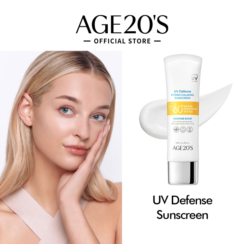 [Age20's Official] Kem chống nắng UV Defense Hydro Calming SPF60 + (50ml) | Shopee Việt Nam
