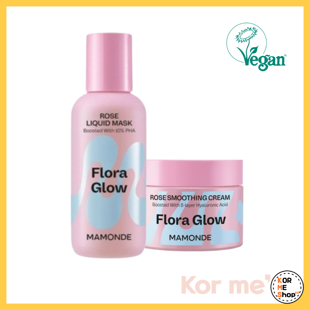 Mặt nạ dạng lỏng MAMONDE Flora Glow Rose 80ml / Kem hoa hồng Flora Glow 50ml | Shopee Việt Nam