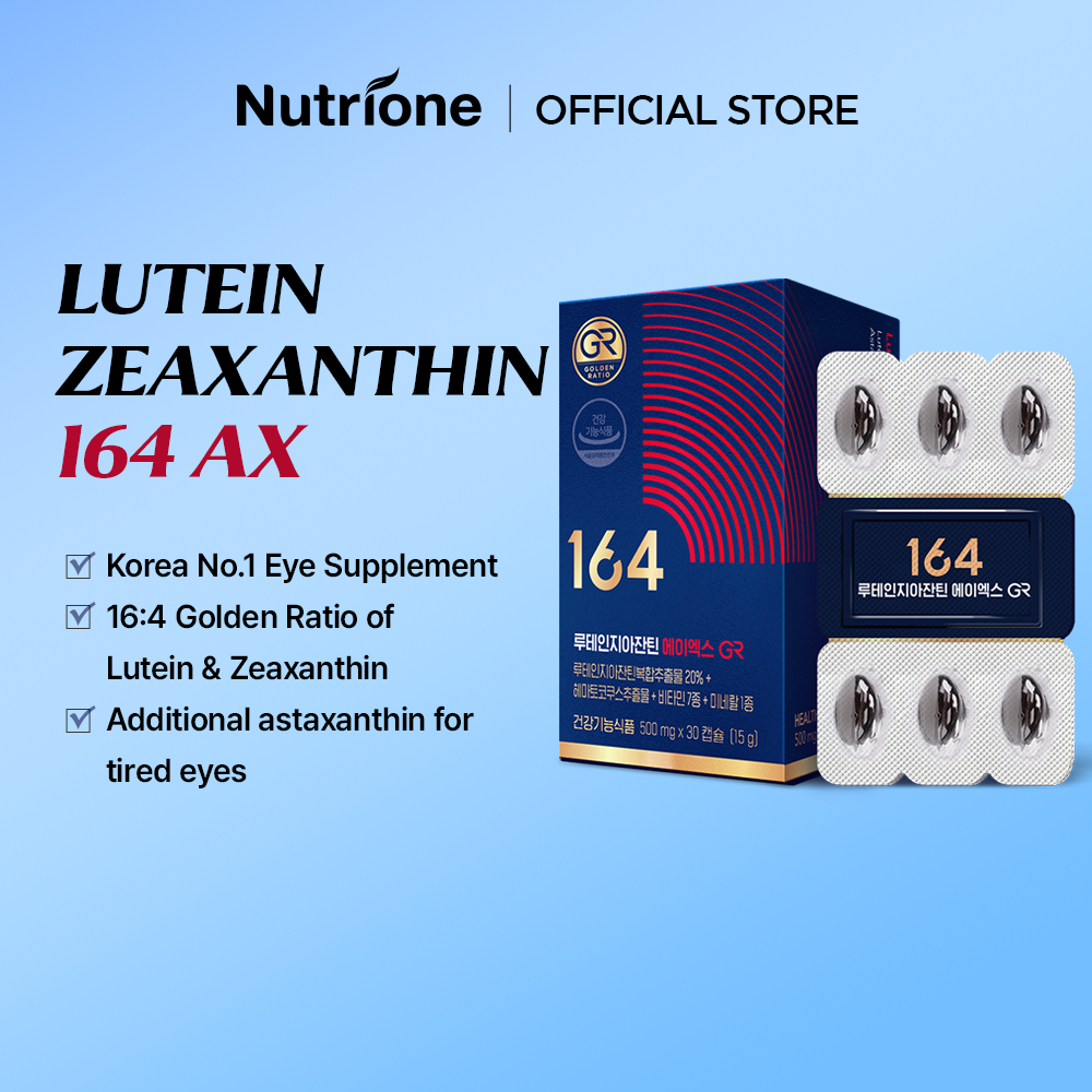 NUTRIONE Lutein Zeaxanthin 164 AX (500mg x 30 viên) 1 HỘP | Shopee Việt Nam