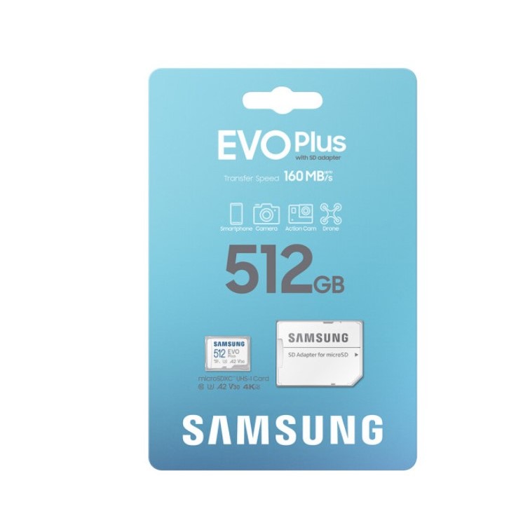 (2024) Thẻ Nhớ Micro SDXC Samsung Evo Plus U3 160MB/s-128GB 256GB -Hàng ...