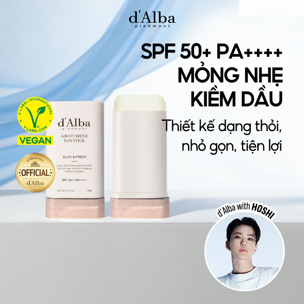 [d'Alba Official] Sáp chống nắng dạng thỏi thuần chay SPF50 + PA ...