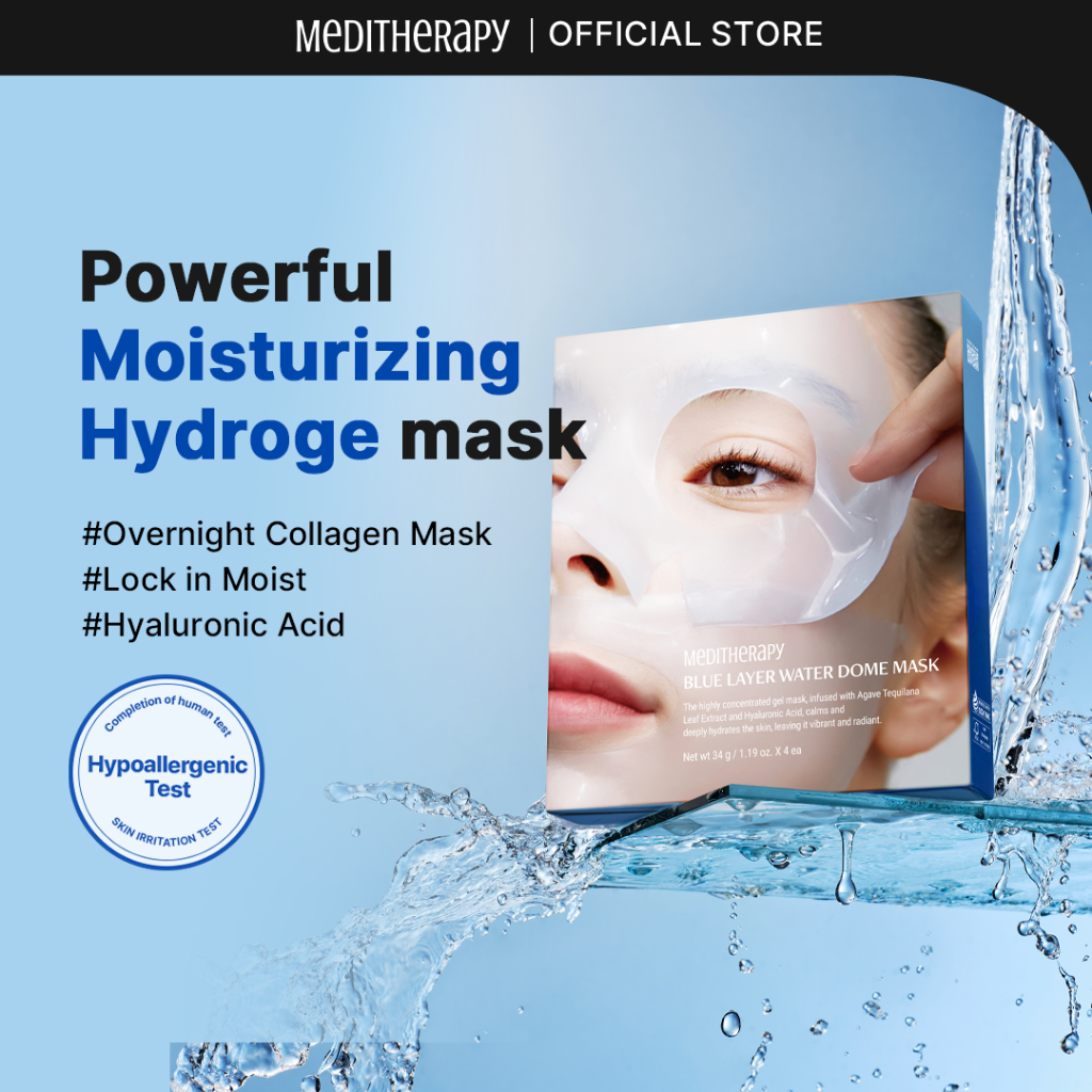 [Meditherapy Official] Hydro Gel Mask 4ea – Mặt nạ cấp ẩm và làm dịu da ...