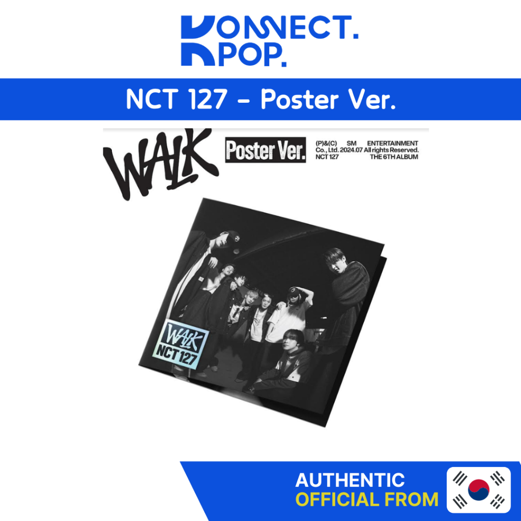 NCT 127 - The 6th Album [WALK] Poster Ver | Shopee Việt Nam
