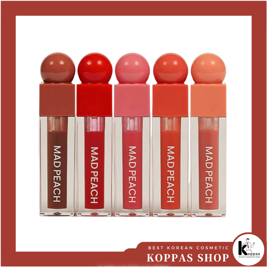 [MAD PEACH] Glow Fit Mood Gloss 3.8ml (5 Colors) | Shopee Việt Nam