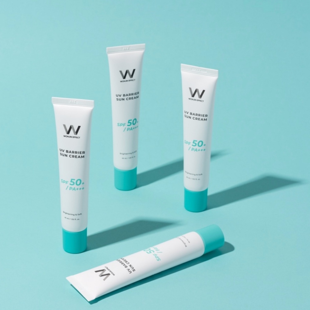 ( Mẫu mới ) Kem Chống Nắng Wonjin Effect UV Barrier Sun Cream SPF 50 + / PA +++ 45ml | Shopee ...