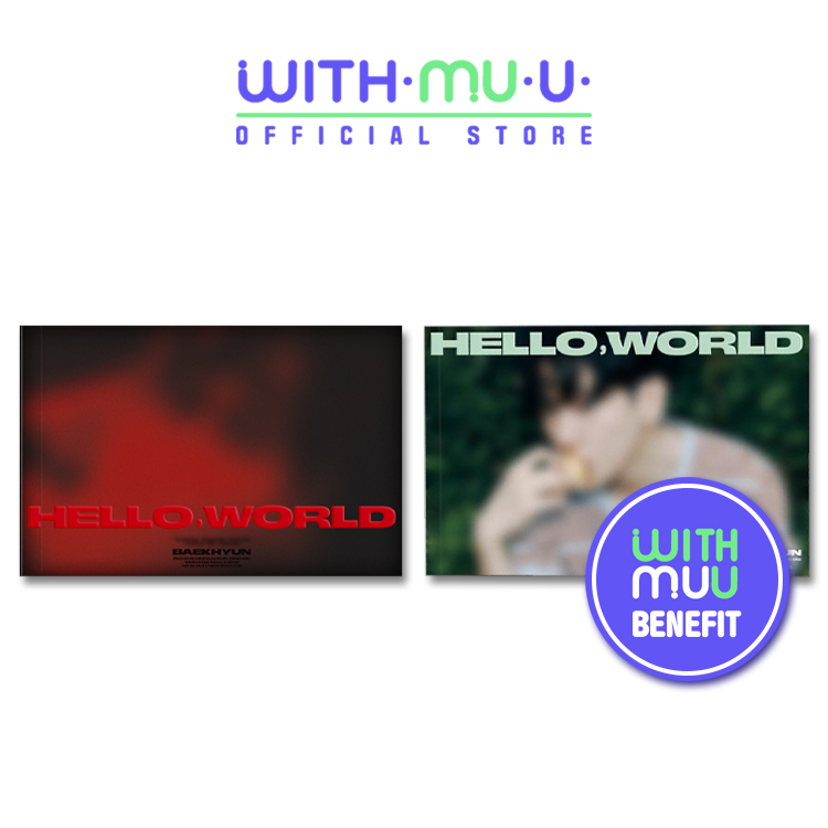 Album EXO BAEKHYUN [HELLO, WORLD!] 4th Mini Album (WITHMUU POB) | Shopee Việt Nam