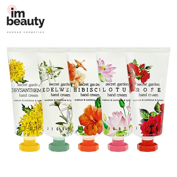 [Jigott] Kem dưỡng tay Secret Garden 100 ml (5 loại) | Shopee Việt Nam