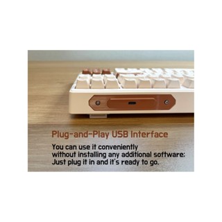 [Bàn phím Hàn Quốc có dây] Bàn phím màng không chìa khóa tiếng ồn thấp ABKO MK87 màu yến mạch ...