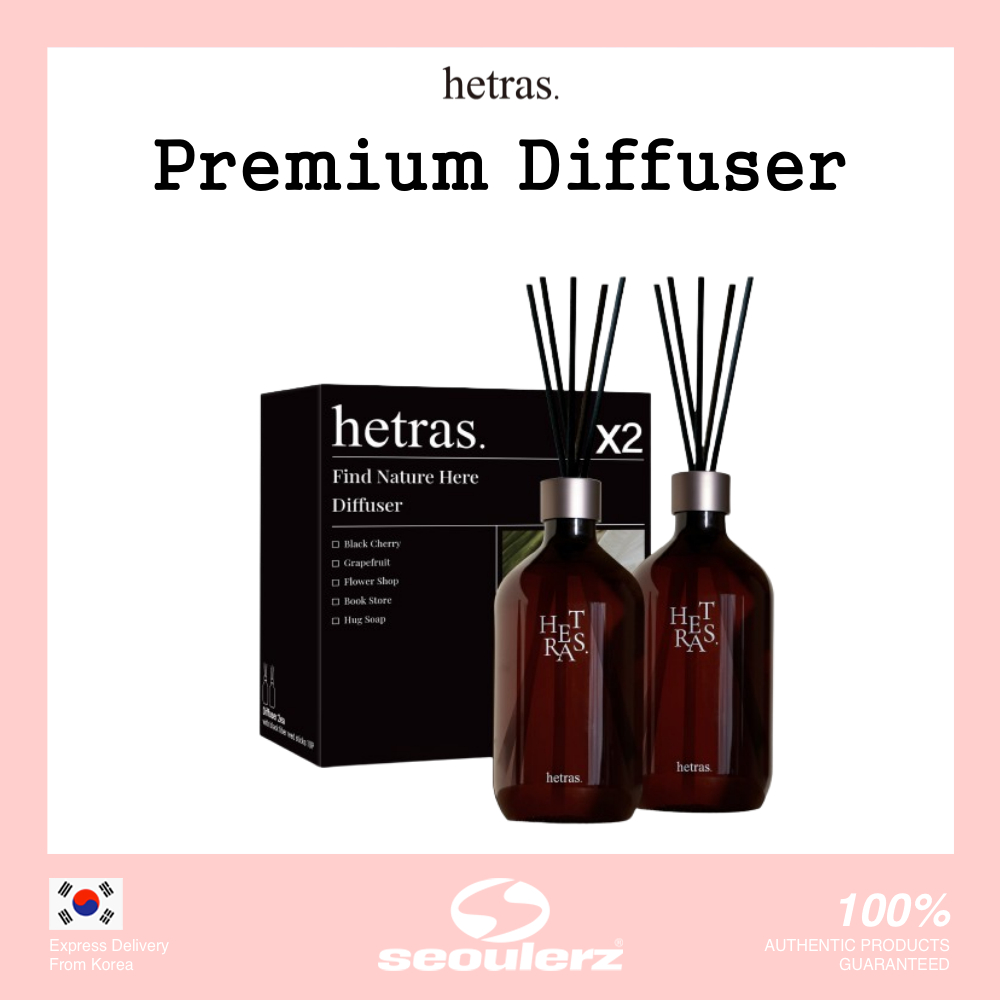 [Hetras] Premium Diffuser 500ml 2ea / Refill | Shopee Việt Nam