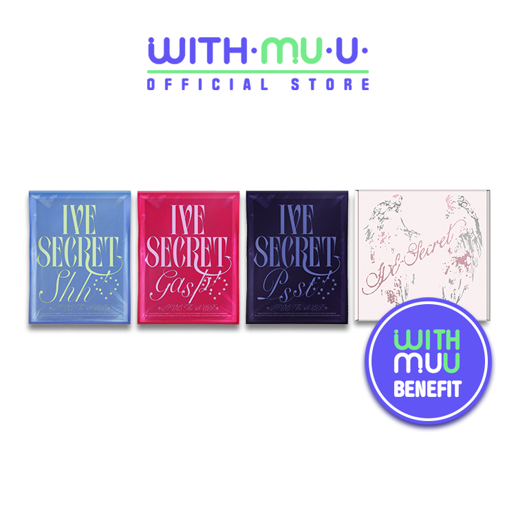 Album Starship Entertainment IVE [IVE SECRET] 4th EP Album (WITHMUU POB) | Shopee Việt Nam