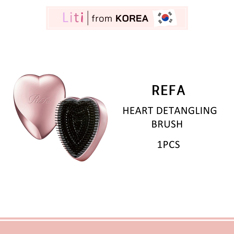 Lược gỡ tóc rối hình trái tim cho tóc bồng bềnh Refa Heart Brush ...