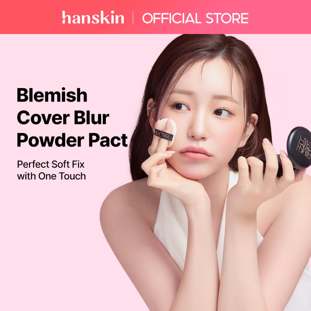 [HANSKIN CHÍNH THỨC] Hanskin Blemish Cover Blur Pact, 9g | Shopee Việt Nam