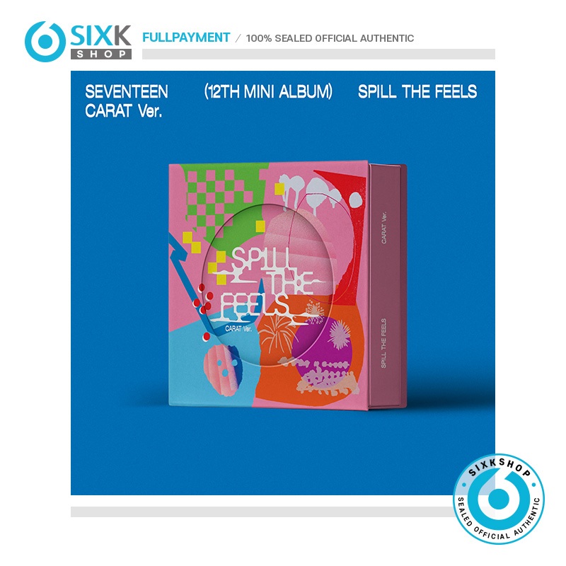 (POB+CARAT ver) SEVENTEEN 12th Mini Album SPILL THE FEELS | Shopee Việt Nam