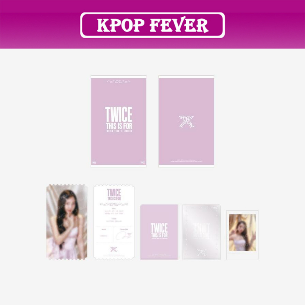 TWICE [THIS IS FOR] World Tour Official MD / SPECIAL TICKET SET ...