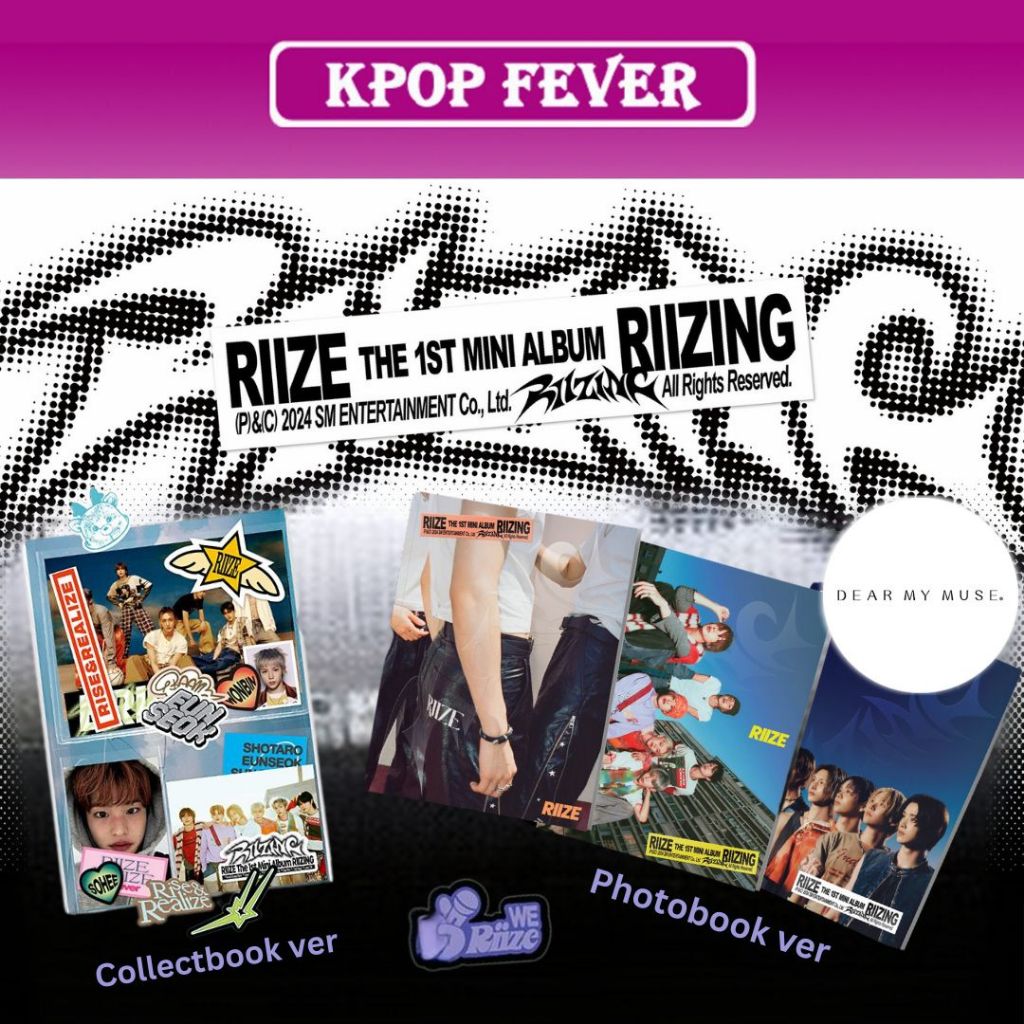 [DMM POB] RIIZE - 1ST MINI ALBUM [ RIIZING ] MEMBER OPTION | Shopee ...