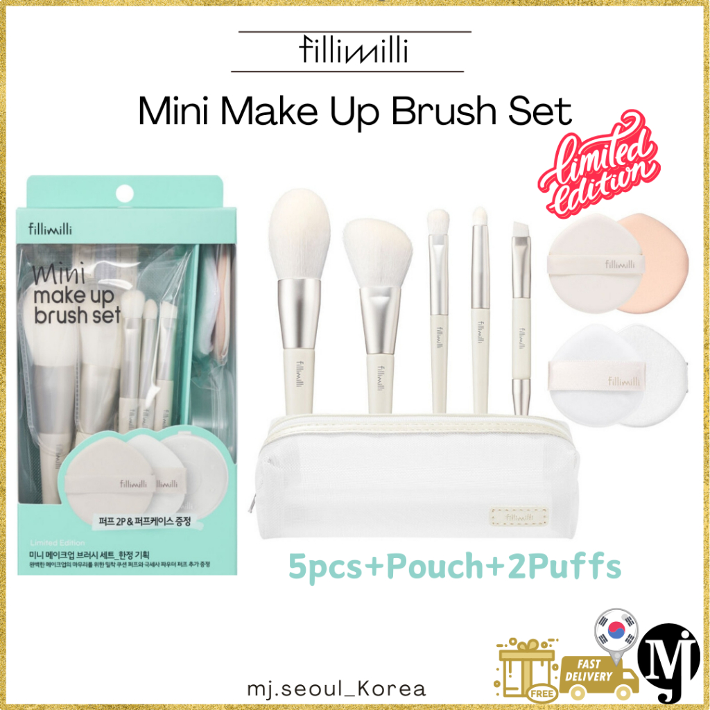 Bộ cọ trang điểm Mini fillimilli Mini Make Up Brush Set | Shopee Việt Nam