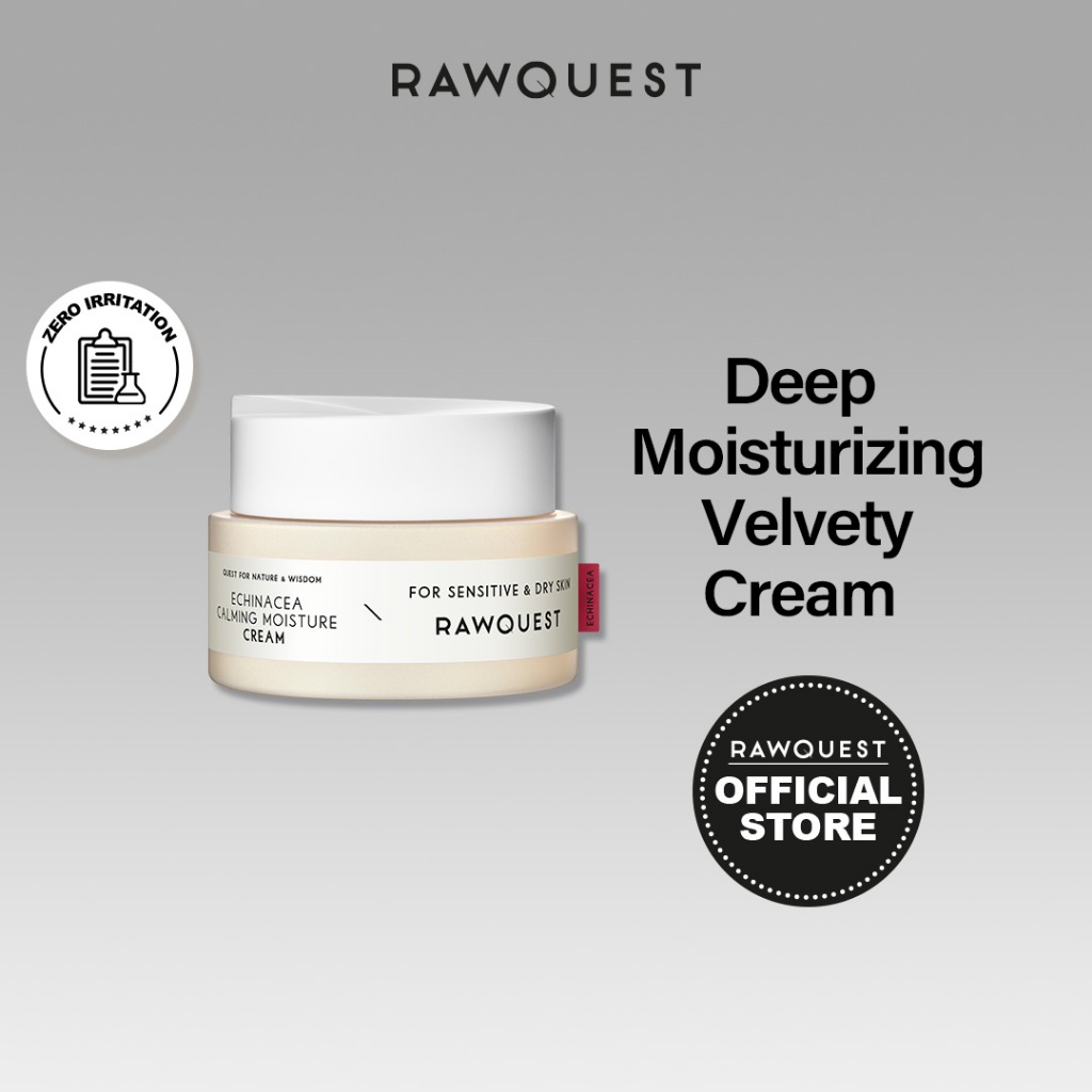 [Chính THỨC] Kem dưỡng ẩm làm dịu da RAWQUEST _ Echinacea 50ml | Shopee Việt Nam