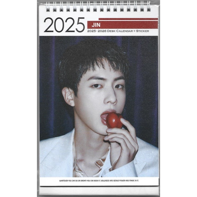 Lịch Ảnh BTS Jin 2025 & 2026 K-POP 2024.08-1 | Shopee Việt Nam