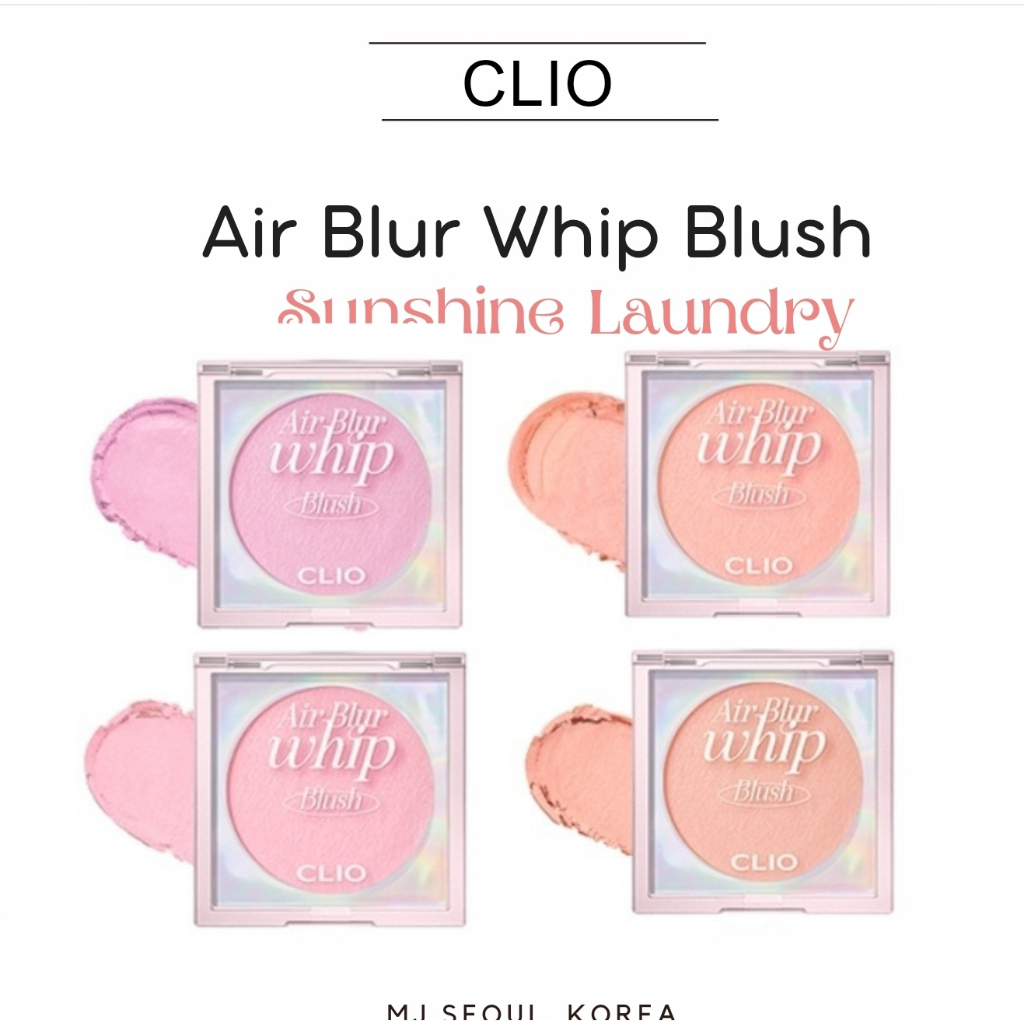 Clio Air Blur Whip Blush 4 màu Sunshine Laundry | Shopee Việt Nam