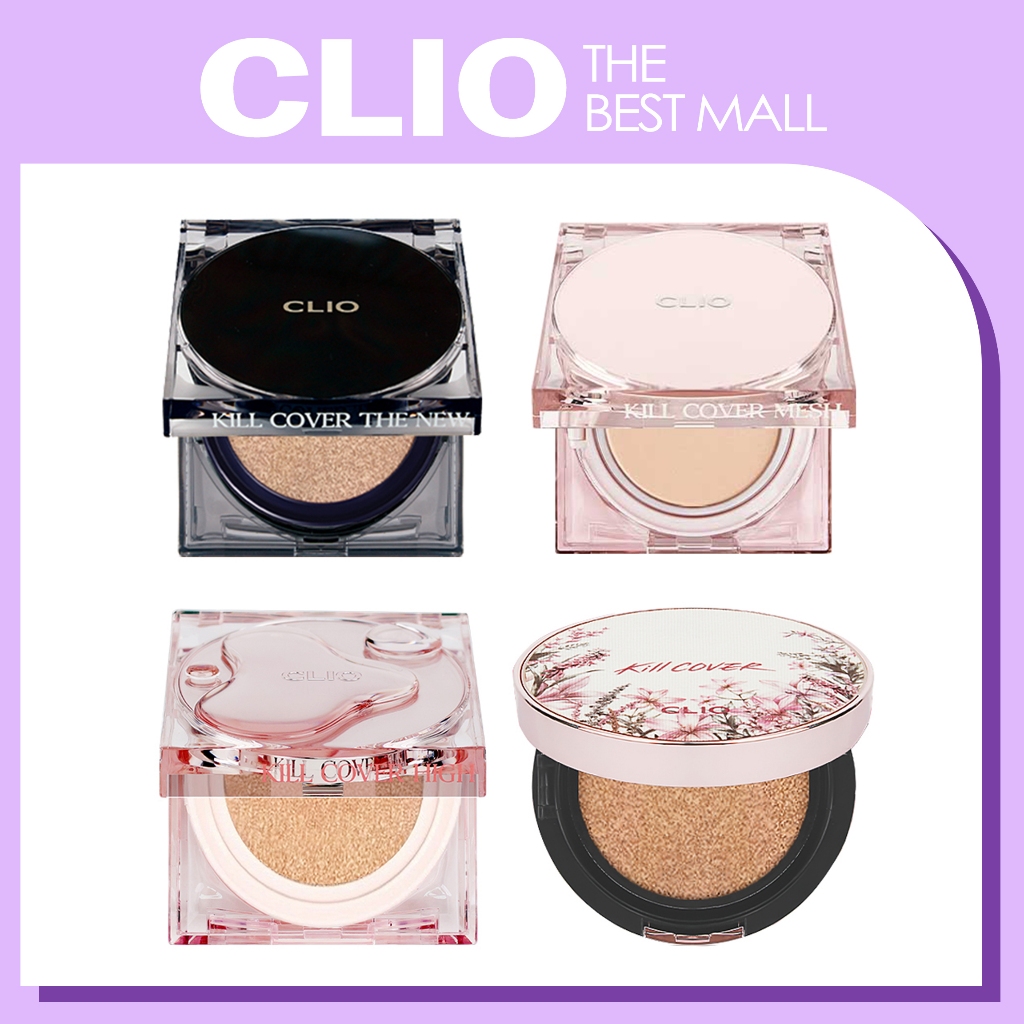 CLIO Kill Cover Cushion The New Mesh Glow High Glow Mini + Refill ...