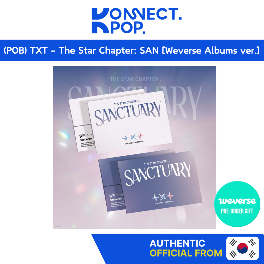 (POB) TOMORROW X TOGETHER (TXT) - The Star Chapter Sanctuary_Weverse Album ver | Shopee Việt Nam