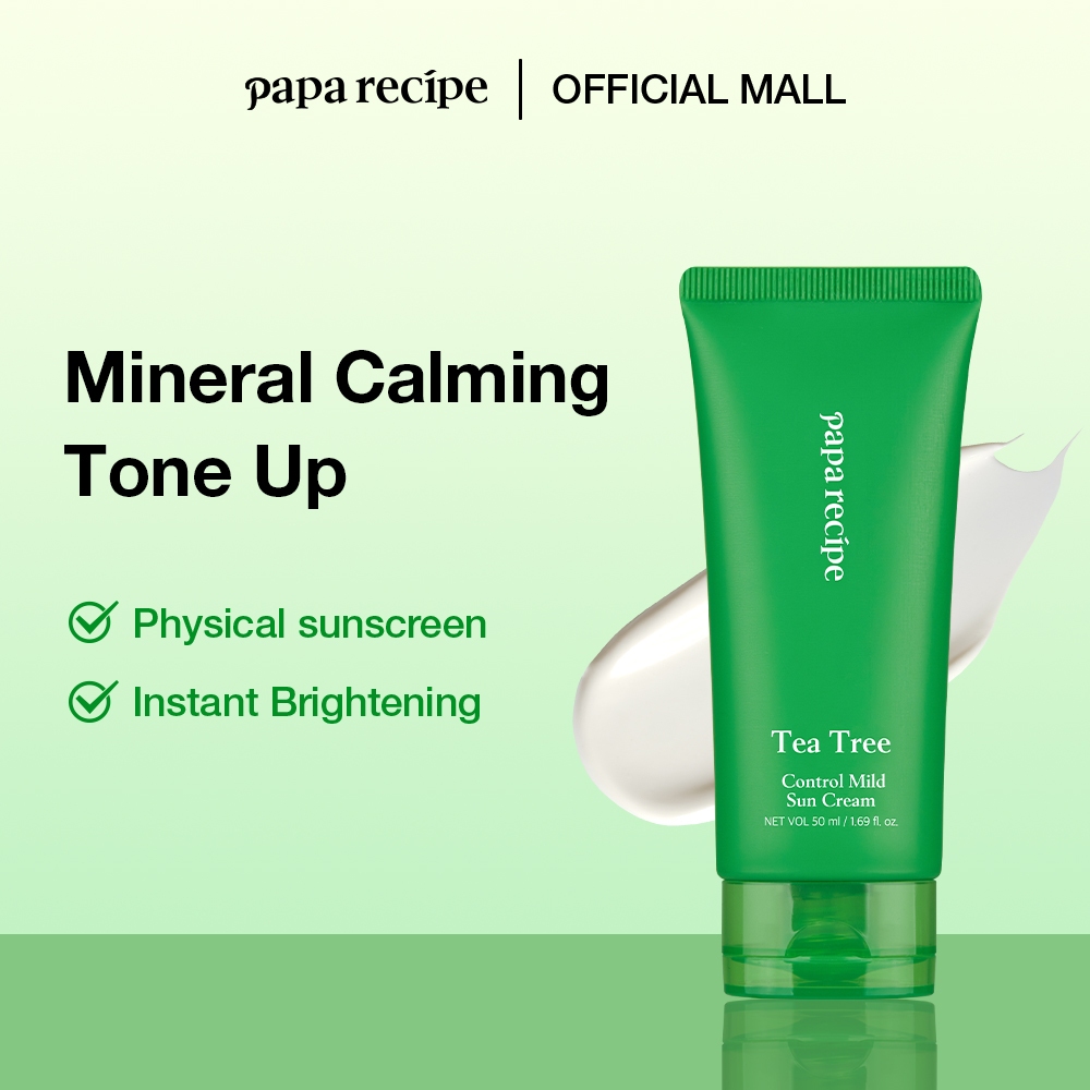 Papa recipe Kem chống nắng Tea Tree Control mild (7ml / 50ml) | Shopee ...