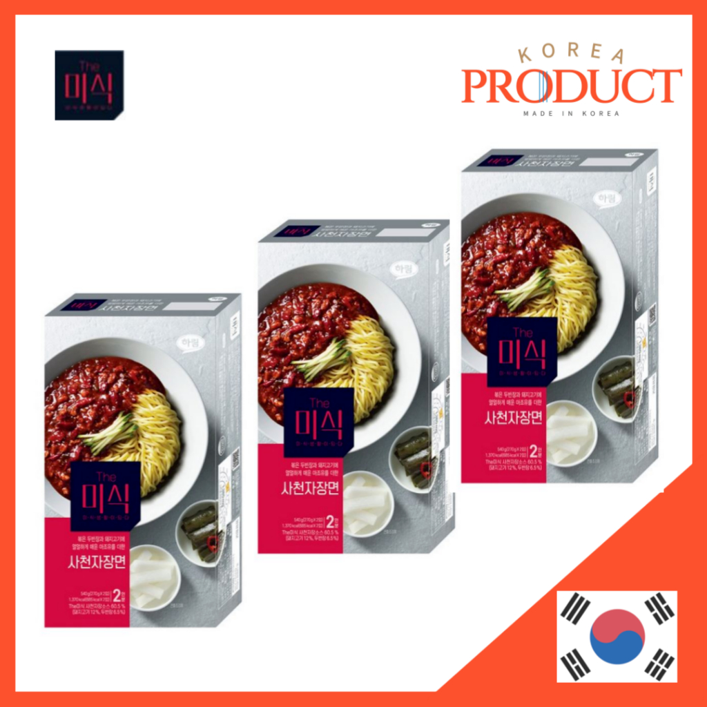The MISIK Sacheon Jajangmyeon 6 chiếc Mì đậu đen hương vị cay ...