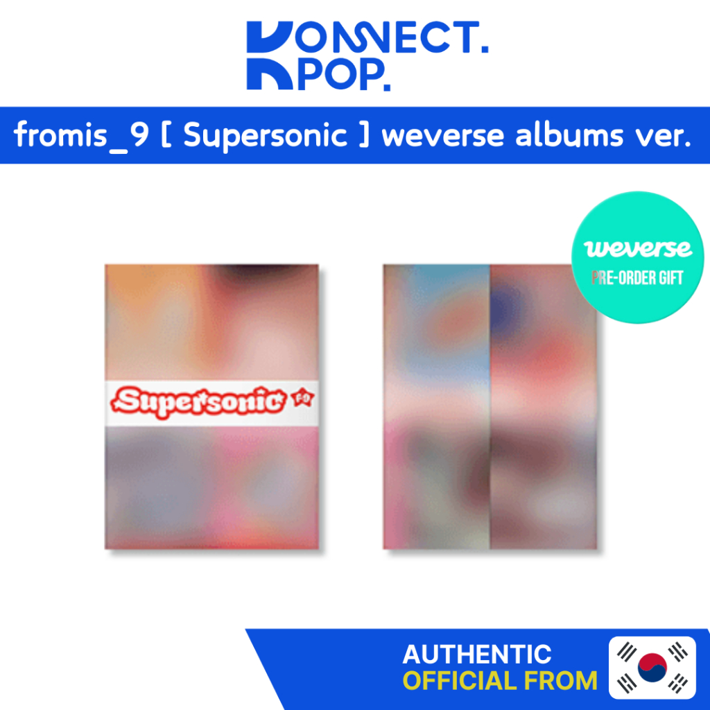 (POB) fromis_9 - 3rd Single Album [ Supersonic ]_weverse albums ver. | Shopee Việt Nam