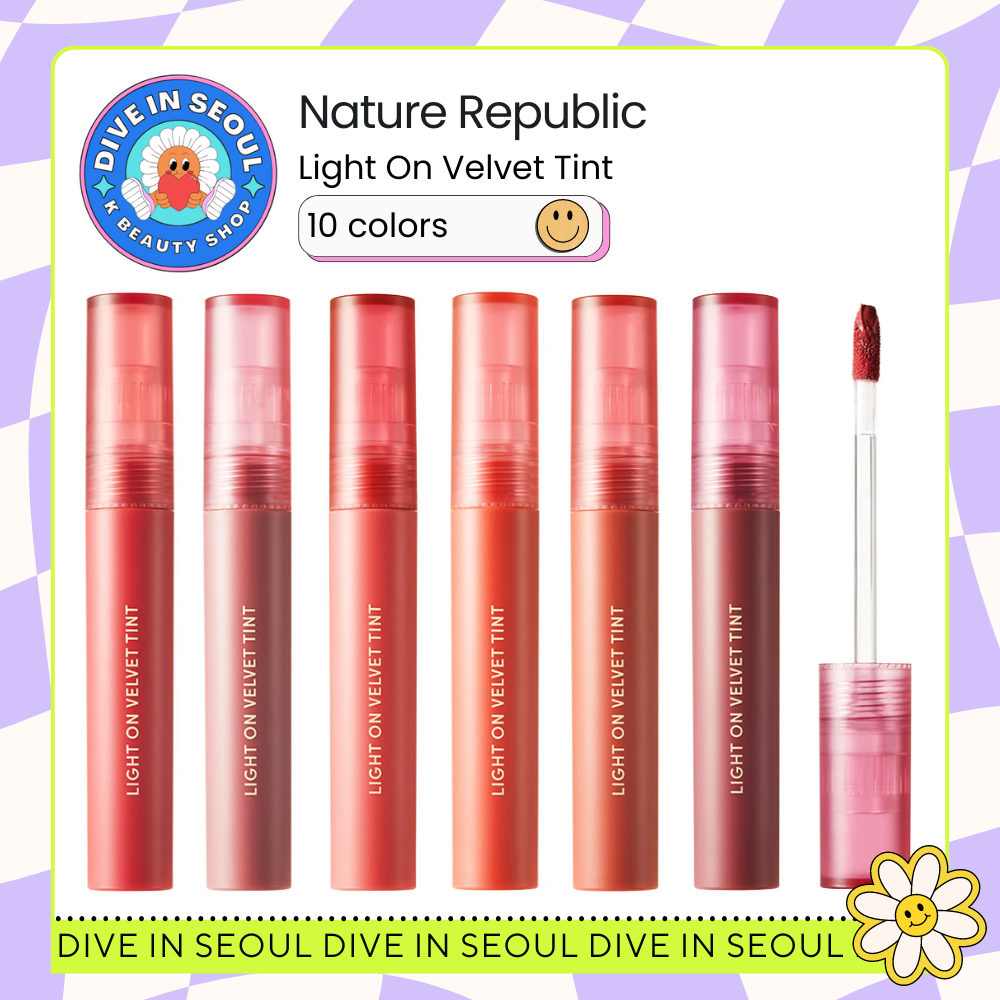 [NATURE REPUBLIC] Light On Velvet Tint – 10 màu | Shopee Việt Nam