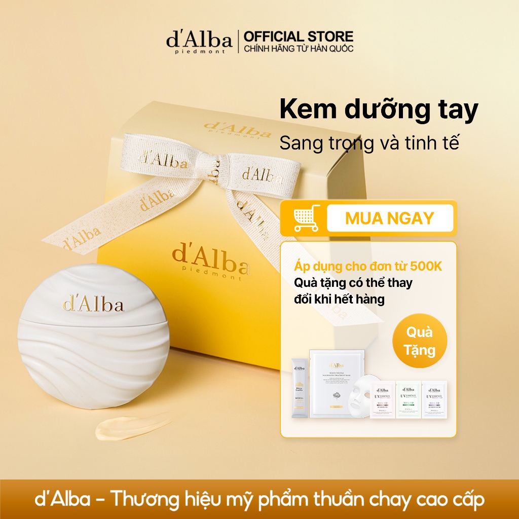 [d'Alba Official] Kem dưỡng tay kèm hộp quà tặng logo d'Alba 40ml | Shopee Việt Nam
