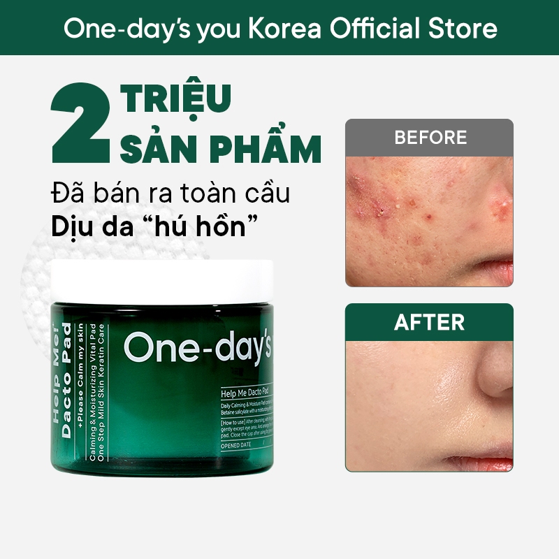 [Toner Pad] Bông Đắp Toner Thuần Chay Dịu Da/ Giảm Mụn | ONE DAY'S YOU ...