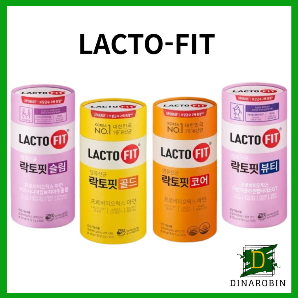 Lacto-fit Probiotics [Gold Slim Beauty Core] lactofit Hàn Quốc | Shopee ...