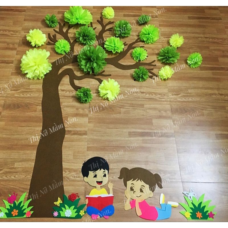 Cây steam 3D trang trí tranh góc mầm non steam | Shopee Việt Nam