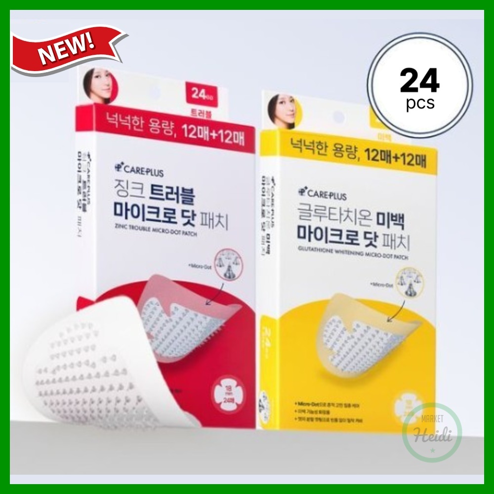 Hàn Quốc 🇰🇷 CAREPLUS Microneedle Pimple Patch / Kẽm Trouble Micro Dot ...