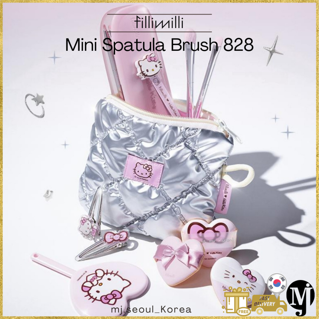 Fillimilli Hello Kitty Mini Thìa BrushCushion Puff Make Up Hairpin Bộ ...