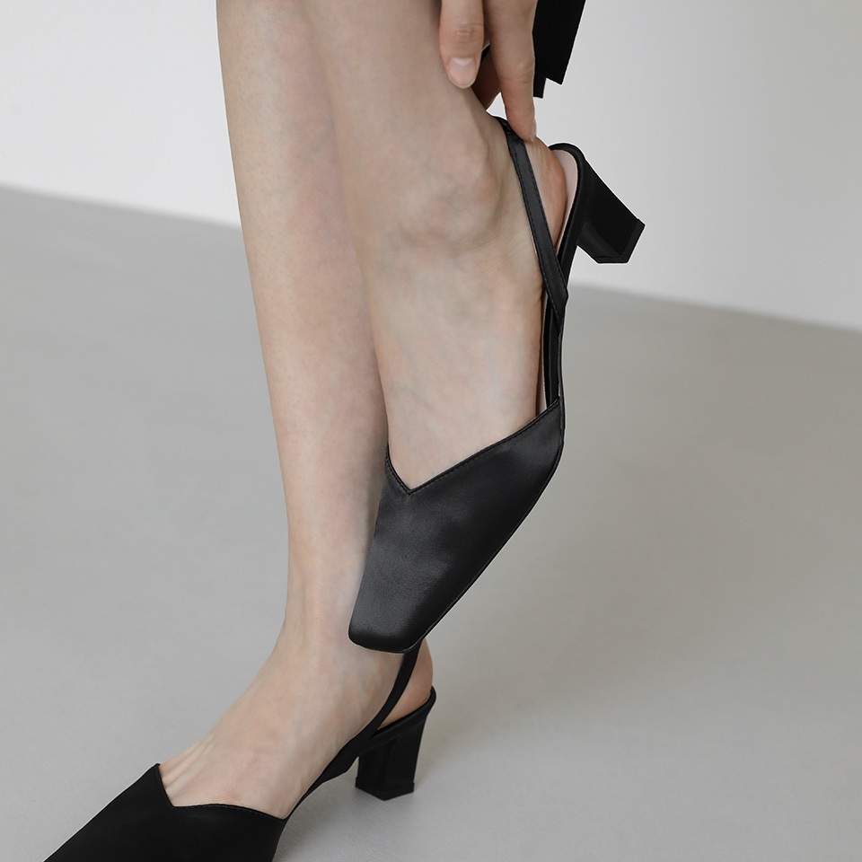 [SAPPUN] Momilyn Giày sandal cao gót Slingback (5cm/5phân) | Shopee ...