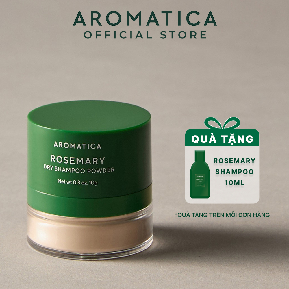 AROMATICA Phấn Gội Khô Hương Thảo Rosemary Dry Shampoo Powder 10g ...